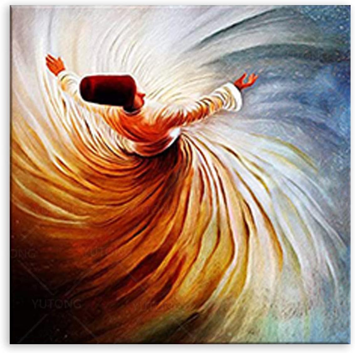 GUANMING Canvas Prints Islamic Wall Art Sufi Whirling Dervish Poster ...