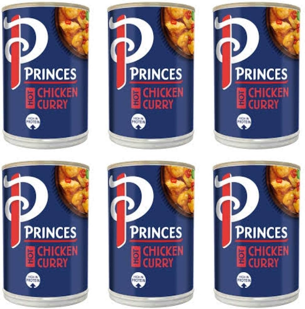 Princes Hot Chicken Curry, 6 X 392 g : Amazon.co.uk: Grocery