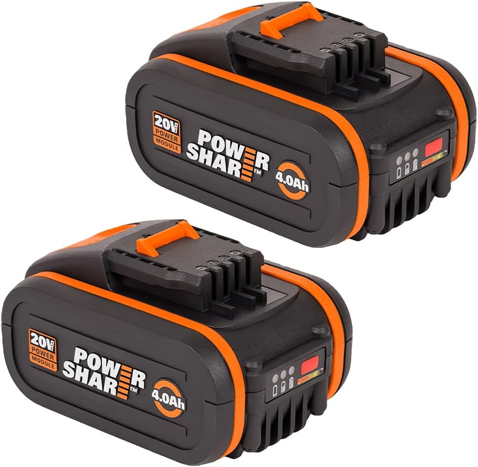 Worx WA3551.1 Batteria 2.0Ah 20V agli Ioni di Litio, Worx Power Share ...