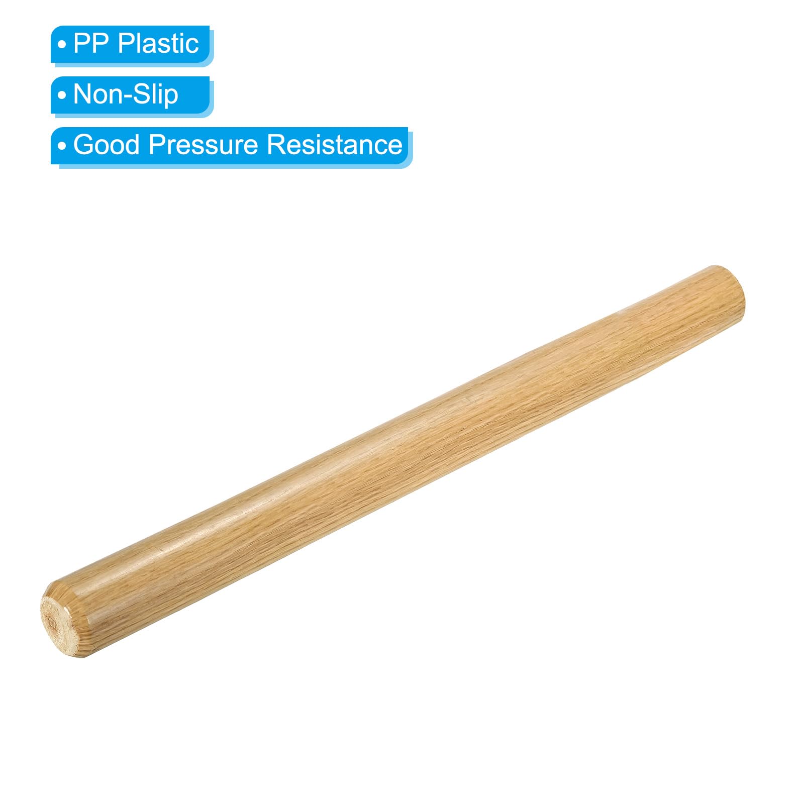 PATIKIL 15 Inch Wooden Shovel Handle, 2 Pack Garden Shovel Handle ...