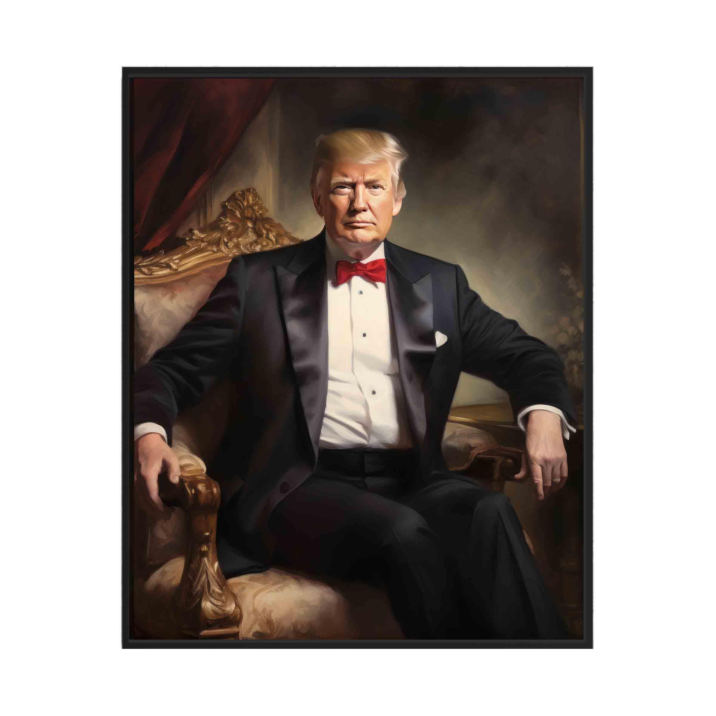 Amazon.com: Donald Trump Art Print Poster, Official Presidential ...