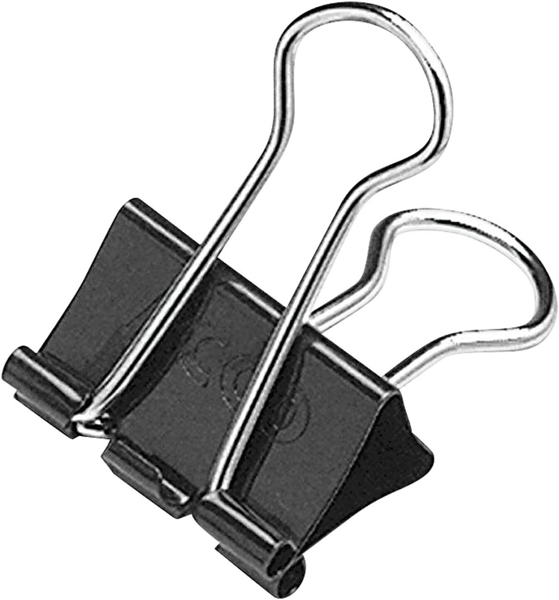 ACCO Binder Fold Back Binder Clips, 1-Inch Size, Black, Box of 12 Clips ...