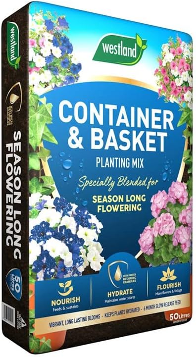 Westland Container & Basket Planting Compost Peat Free Mix 50L ...