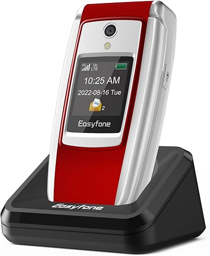 Amazon.com: Easyfone T300 4G Unlocked Big Button Flip Cell Phone for ...