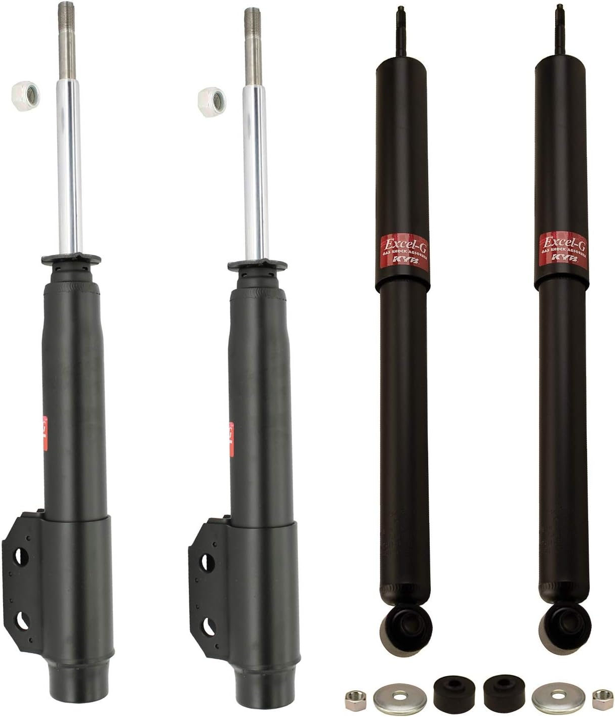 Amazon.com: Newparts Front Suspension Struts & Rear Shock Absorbers Kit ...