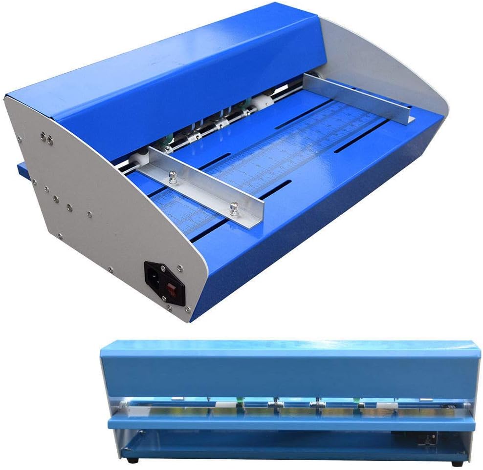 18" 460mm Metal Electrical Creasing Machine, 3 in1 Perforating Paper ...