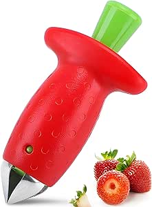 Amazon.com: upgrade strawberry corer tool kitchen gadgets: Home & Kitchen