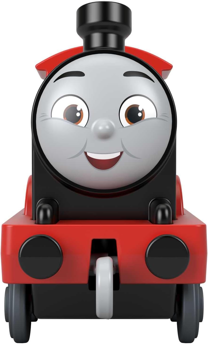 Thomas & Friends Fisher-Price die-cast Push-Along James Toy Train ...