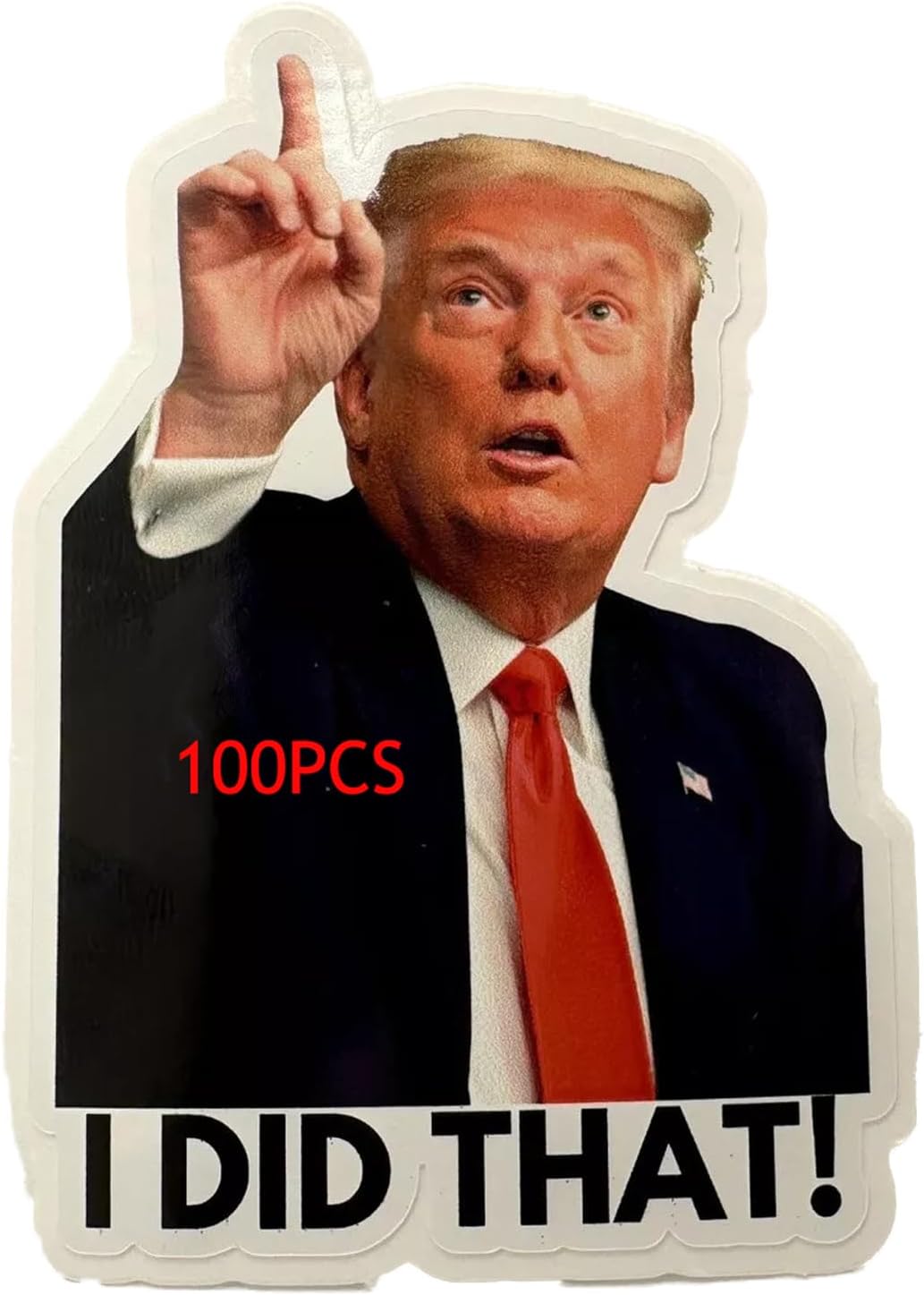 Amazon.com - 100pcs Trump I Did That Stickers Gas Pump Stickers Decal ...