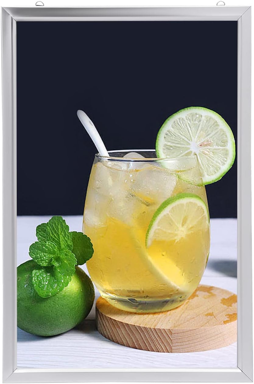 Amazon.com: NATICRISI LED Poster Frame,Wall Mounted 24" x 36" Led ...