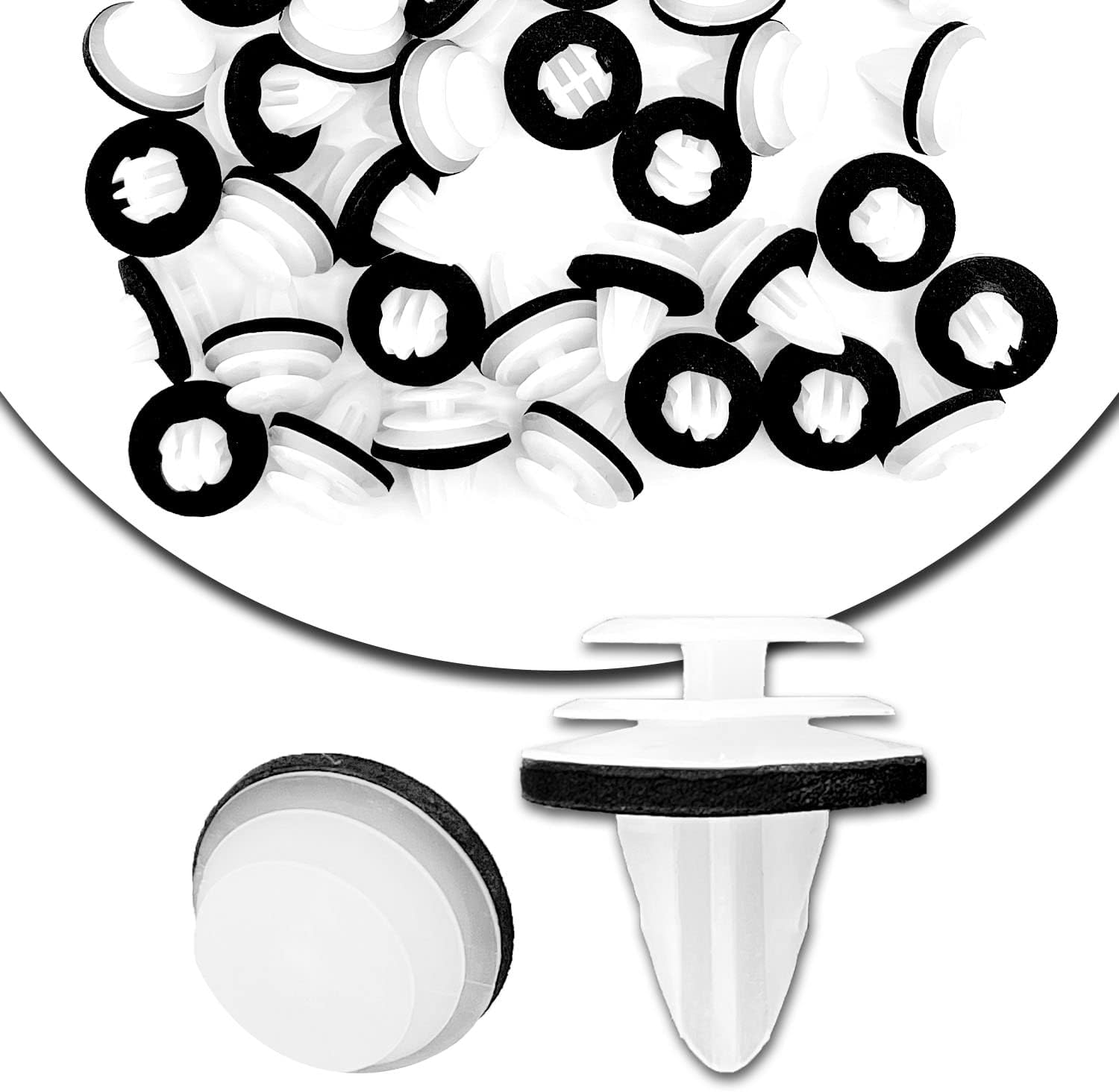 Amazon.com: Gistilli 50PCS Door Trim Panel Retainers Clips Compatible ...