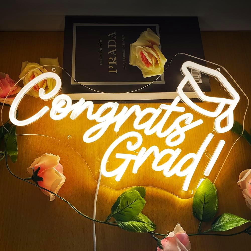Congrats Grad Neon Sign Led Congrats Neon Sign for Backdrop 2025 ...