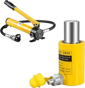 Amazon.com: DOOROOM 10 Ton Hydraulic Cylinder Jack 2” Stroke Hydraulic Ram Jack Porta Power ...