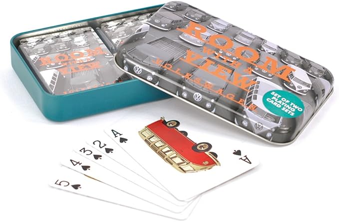 Amazon.com: BRISA VW Collection - Volkswagen Playing Cards 2 Decks for ...
