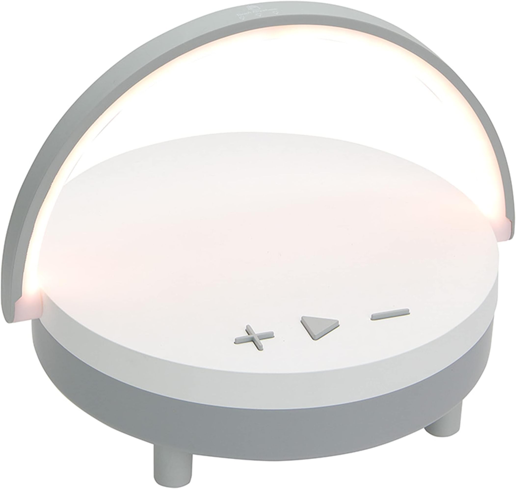 LED Night Light, Music Bedside Lamp with Wireless Charger, 3 in 1 Touch ...