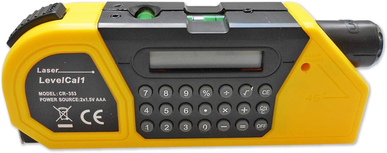 Genérico - Flexómetro láser 3 en 1 (con medidor láser y niveles ...