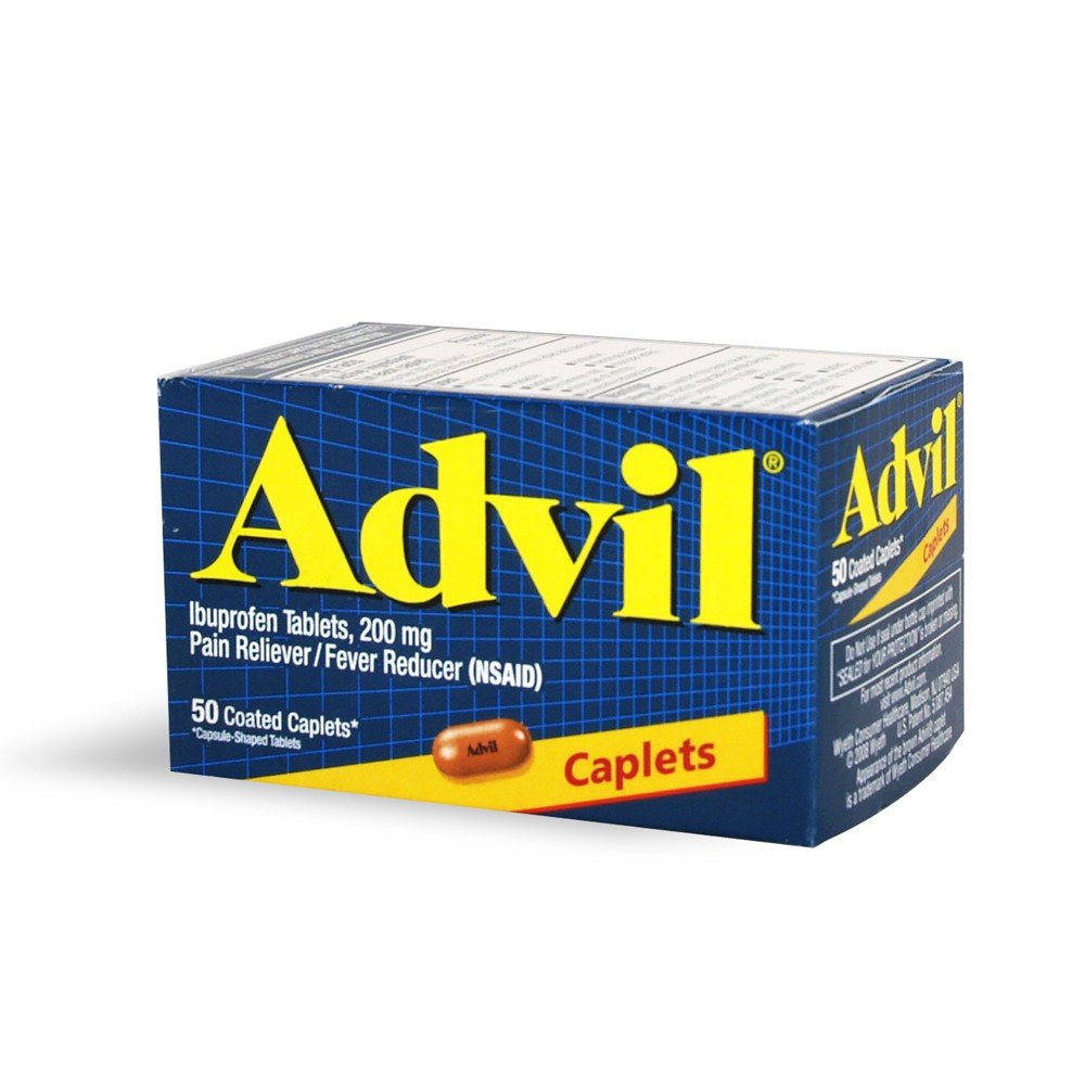 Advil Caplets Advil 200 Mg Caplets 24 By Pfizer