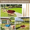Amazon.com: WILLBOND Wheel Barrow Handles Wood Replacement 59 ...
