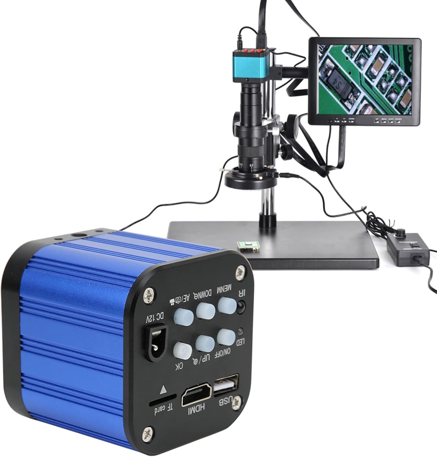 Caméra de Microscope 4k, caméra de Microscope Industriel électrique ...