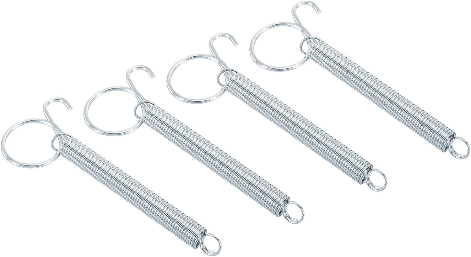 Amazon.com: PATIKIL 4.5" Spring Cage Door Hooks, 4Pcs Stainless Steel ...