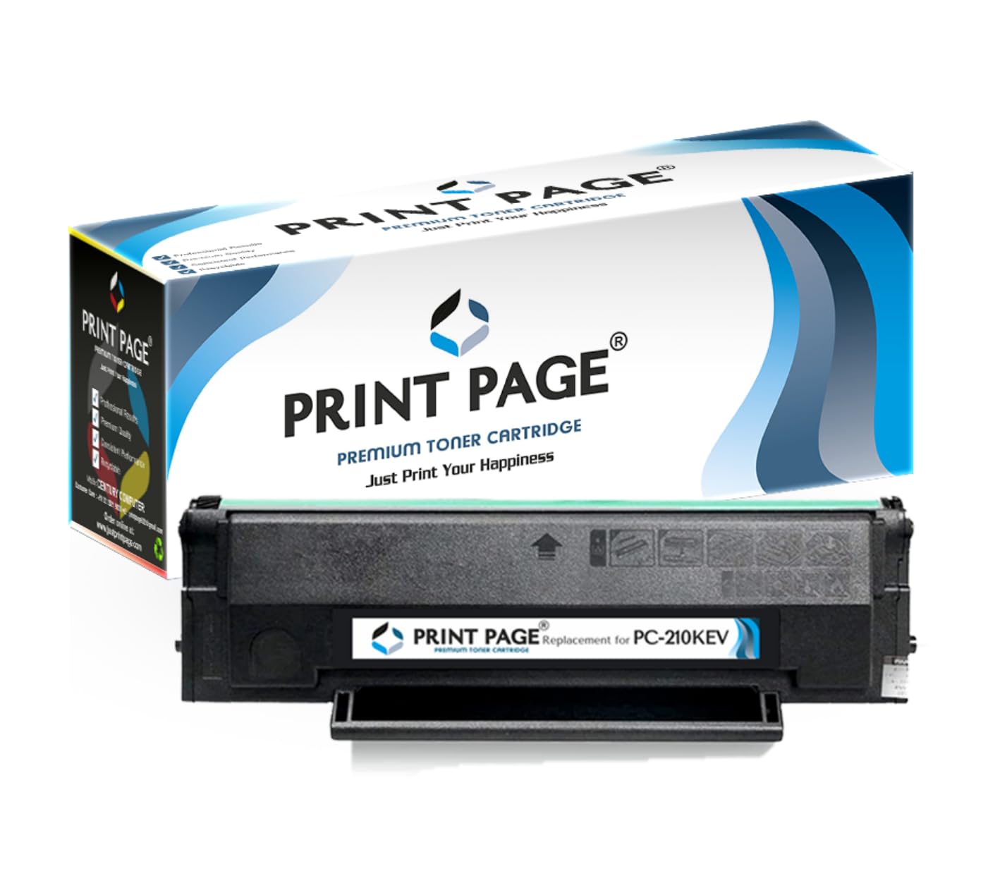 Print Page PC-210KEV Toner Cartridge Compatible for Printers P2200 ...