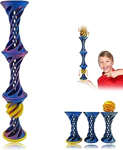 Amazon.com: New 3Story Impossible Cone with Ball, Spiral Cone Fidget ...