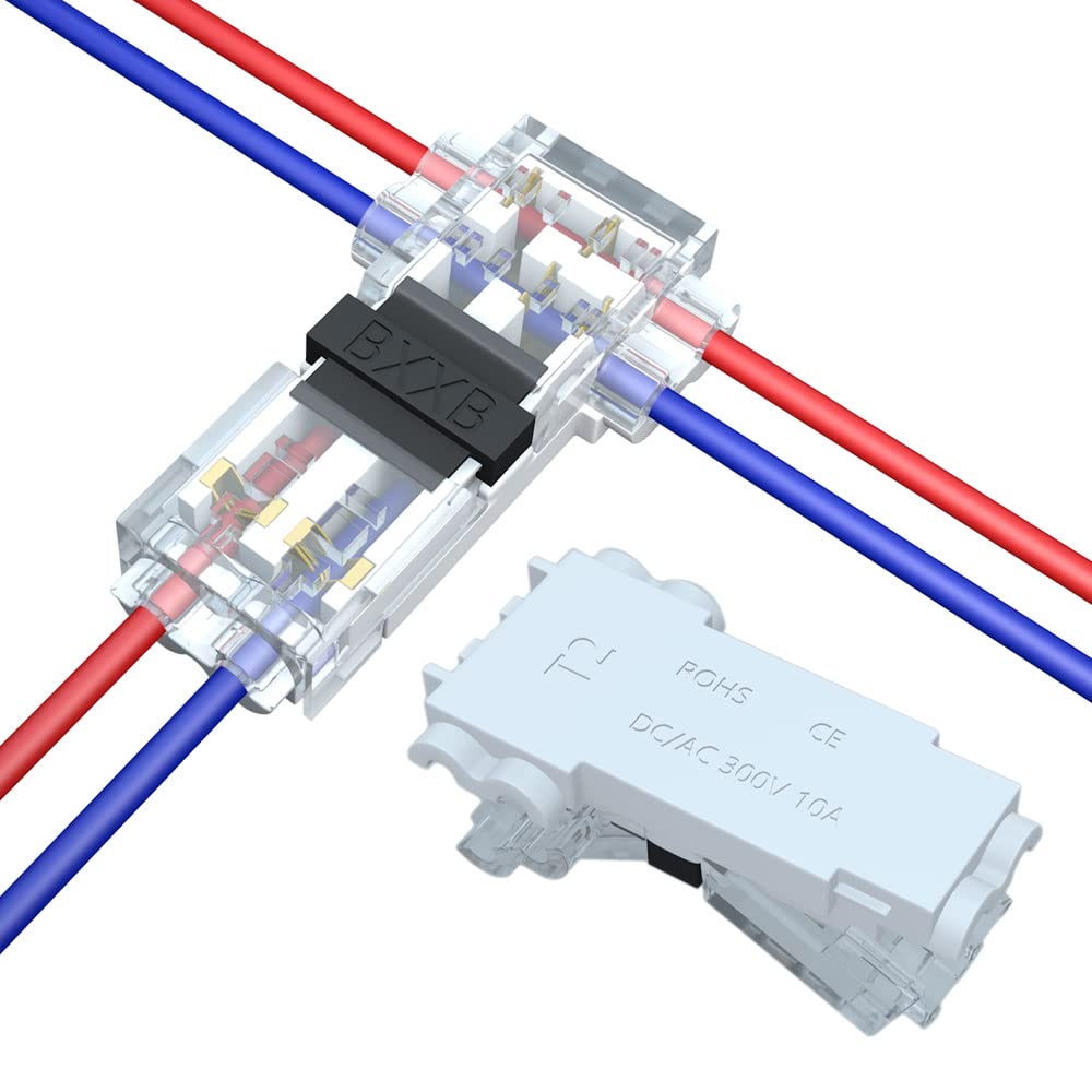 Amazon.com: T Type 2 Pin Wire Connector No Wire-Stripping Required Wire ...