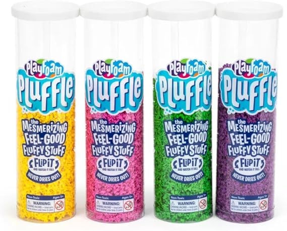 Educational Insights Playfoam Pluffle 4 Pack: Non-Toxic, Never Dries ...
