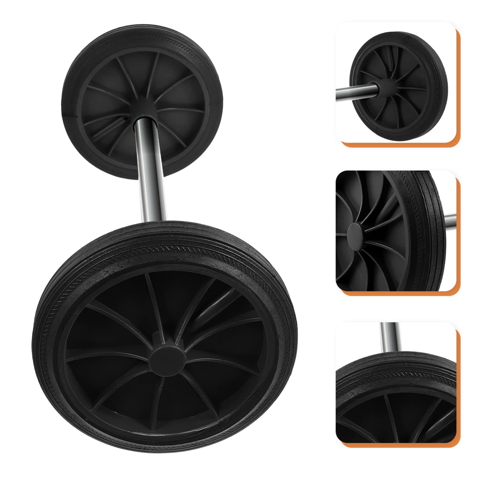 Replacement Wheels For Garbage Cans Big Wheels (200mm) For Wheelie Bin