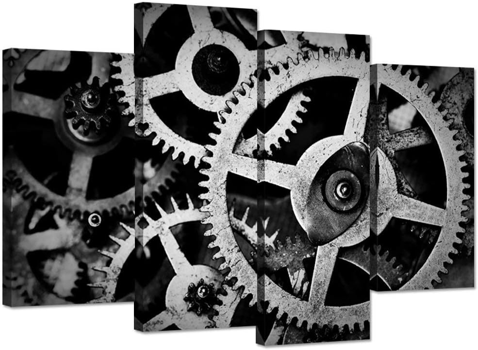 Amazon.com: Steampunk Wall Art Industrial Picture Machine Old Factory ...