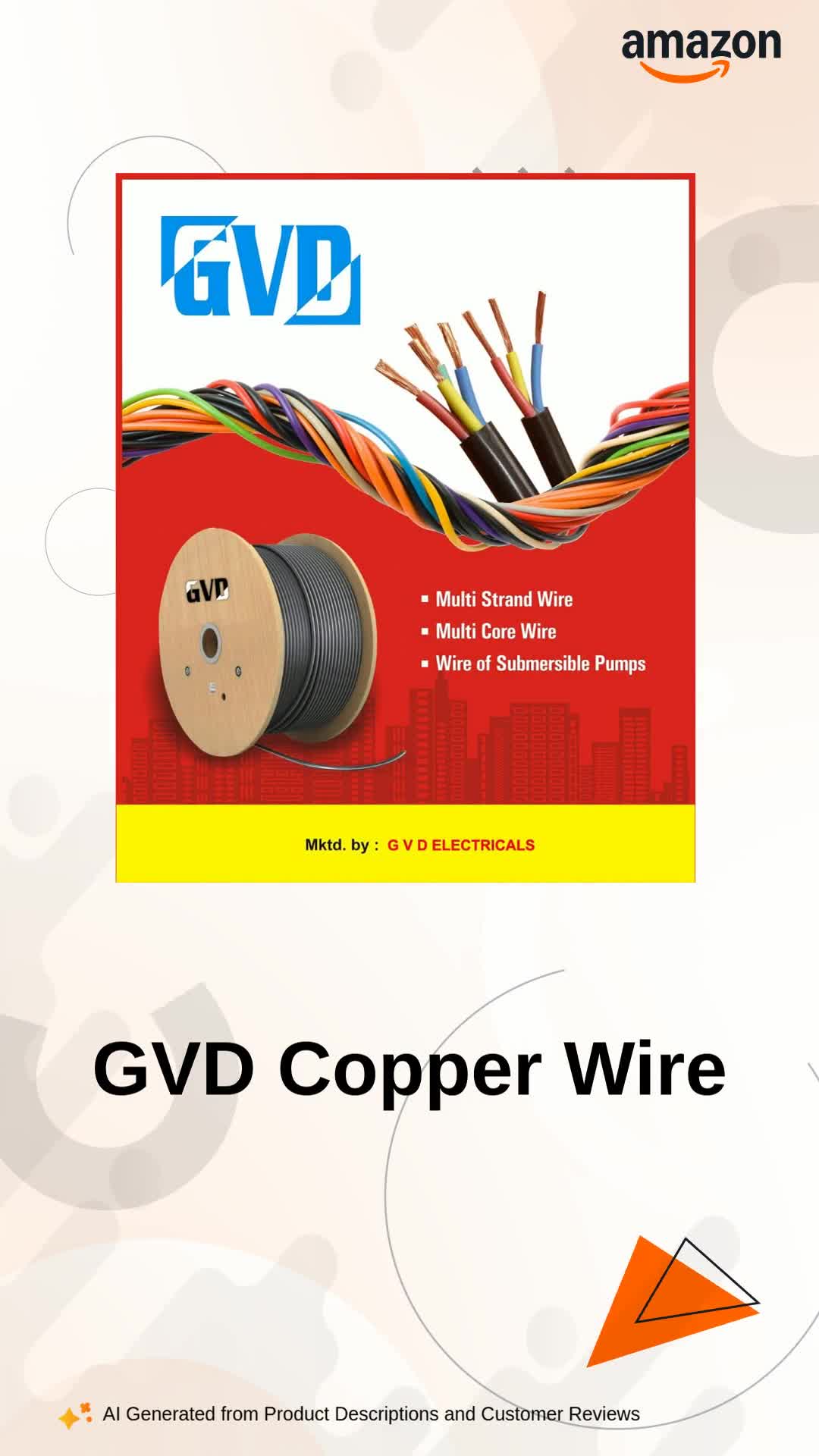 Watch GVD Copper Wire on Amazon Live