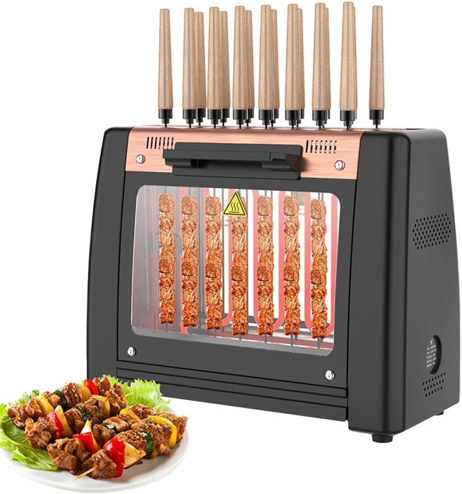Amazon.com: EEYZD Electric Rotating Smokeless Skewer Machine,Kebab Oven ...