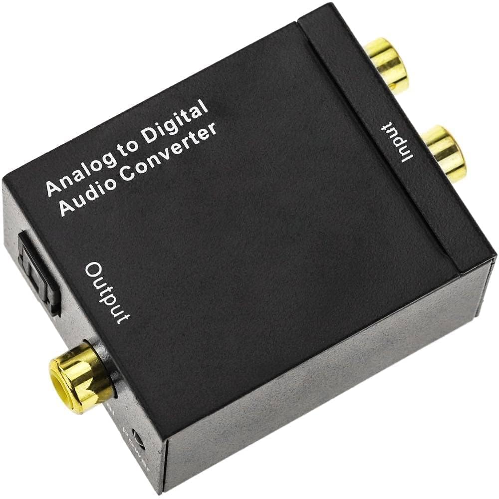 VOOCME Analog to Digital Audio Converter - RCA to Optical Toslink ...