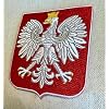 Amazon.com: Poland Coat of Arms Patch Polska White Eagle Shield ...