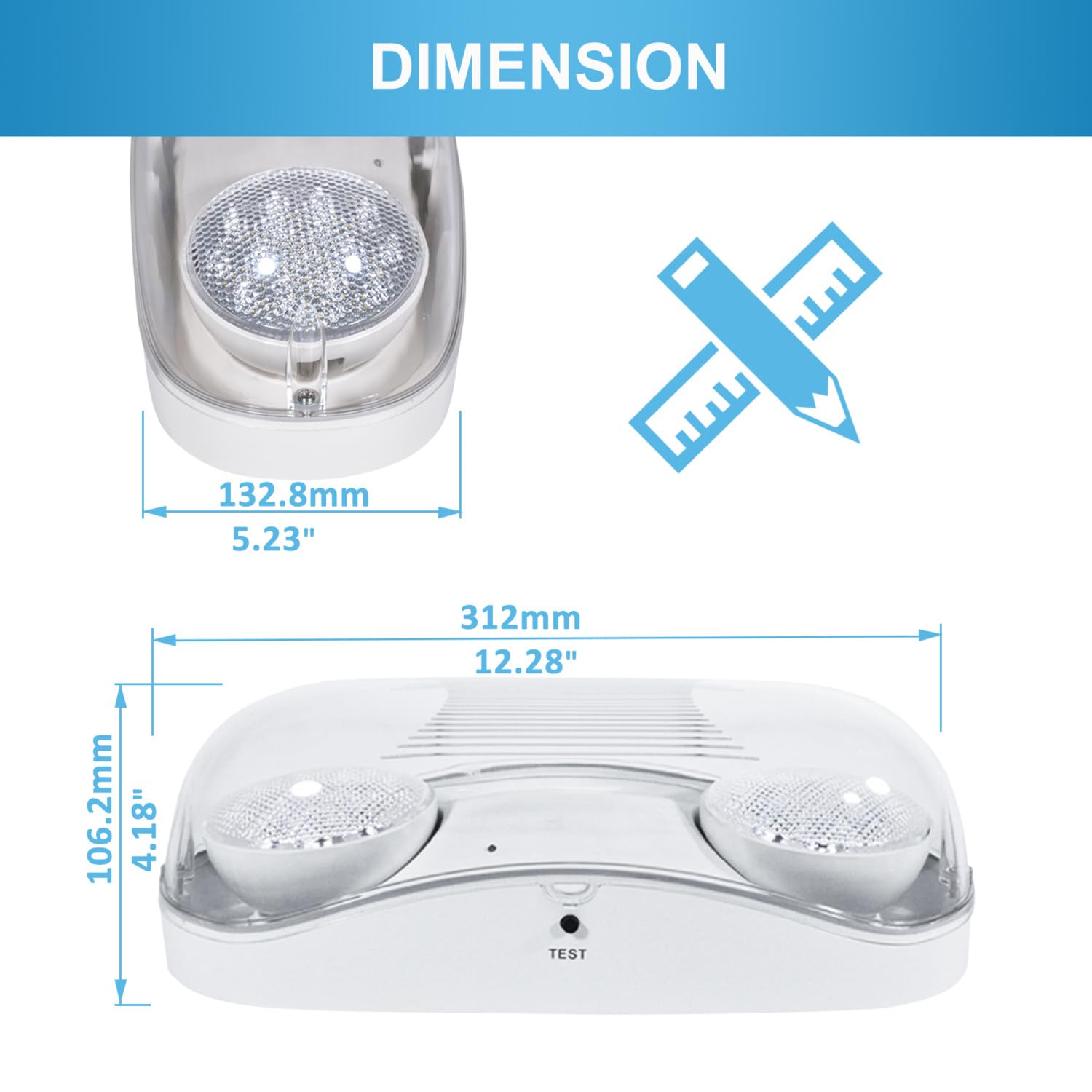 Egress Led Lights With Battery Back Up Outdoor Emergency Led Lights