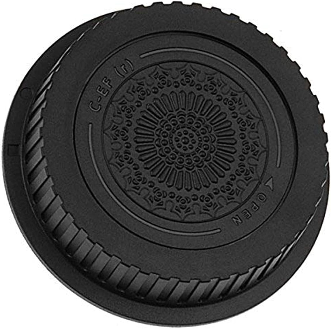 Amazon.com : Fotodiox Designer (Black) Lens Rear Cap Compatible with ...