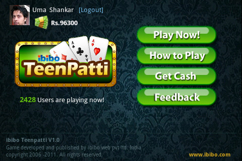 ibibo Teen Patti - App on Amazon Appstore