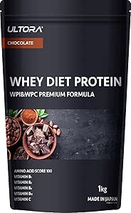 Amazon | ULTORA ウルトラ ホエイ プロテイン チョコレート風味 1kg 国産 ホエイプロテイン ぷろていん | ULTORA | ホエイプロテイン