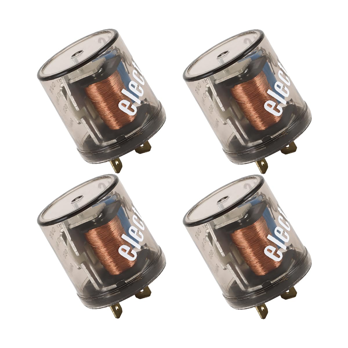 Amazon.com: Mandark 4PCS LED Flasher Relay, 2 Pin Heavy Duty 12V Auto ...