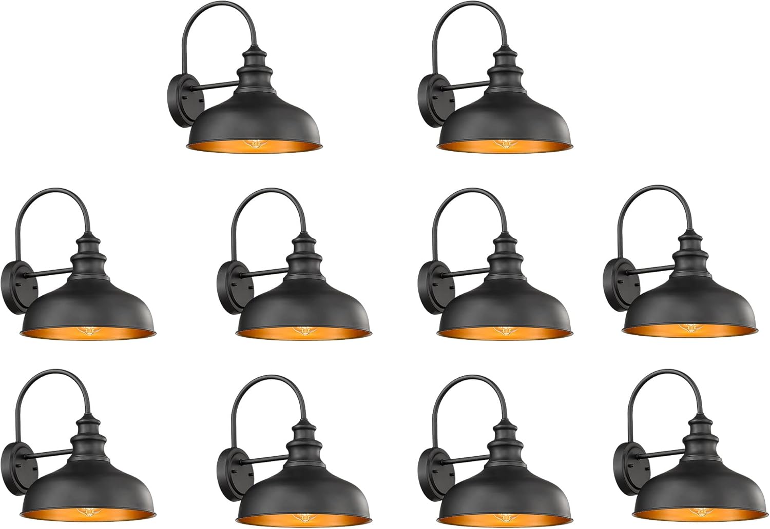 Bestshared Farmhouse Wall Sconces, Outdoor Barn Wall Lights, Exterior ...