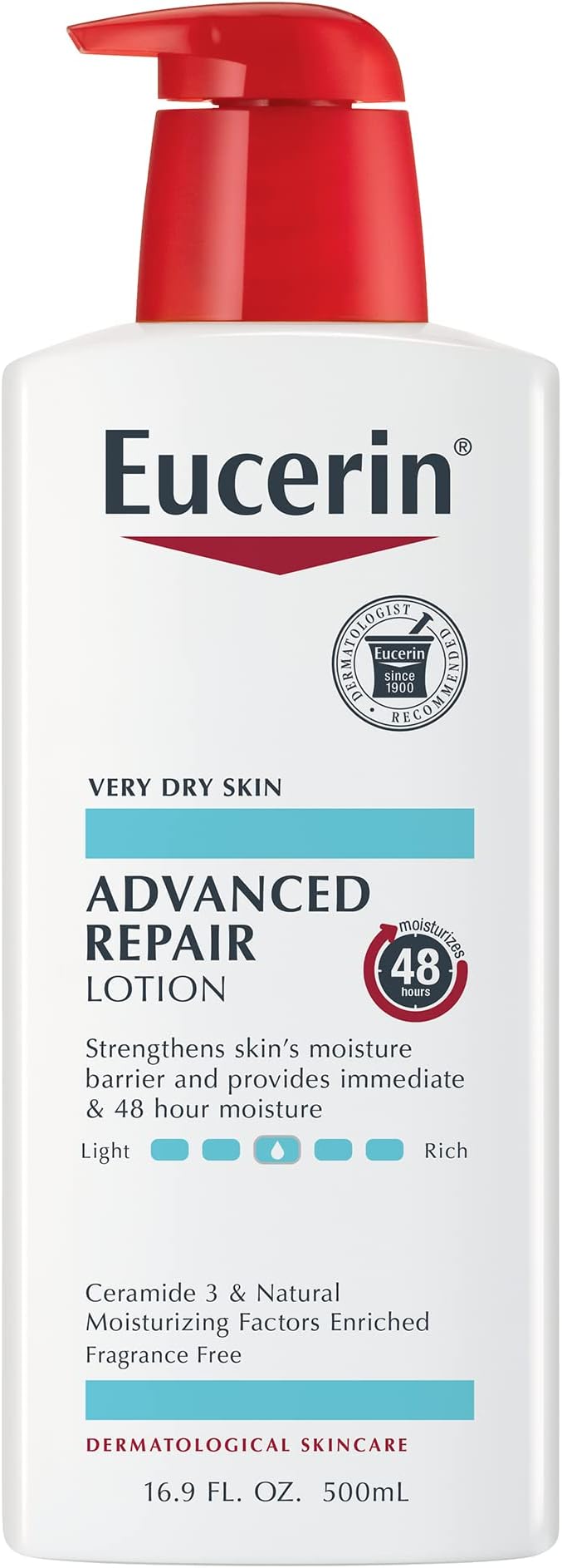 Amazon.com : Eucerin Advanced Repair Body Lotion, Unscented Body Lotion ...