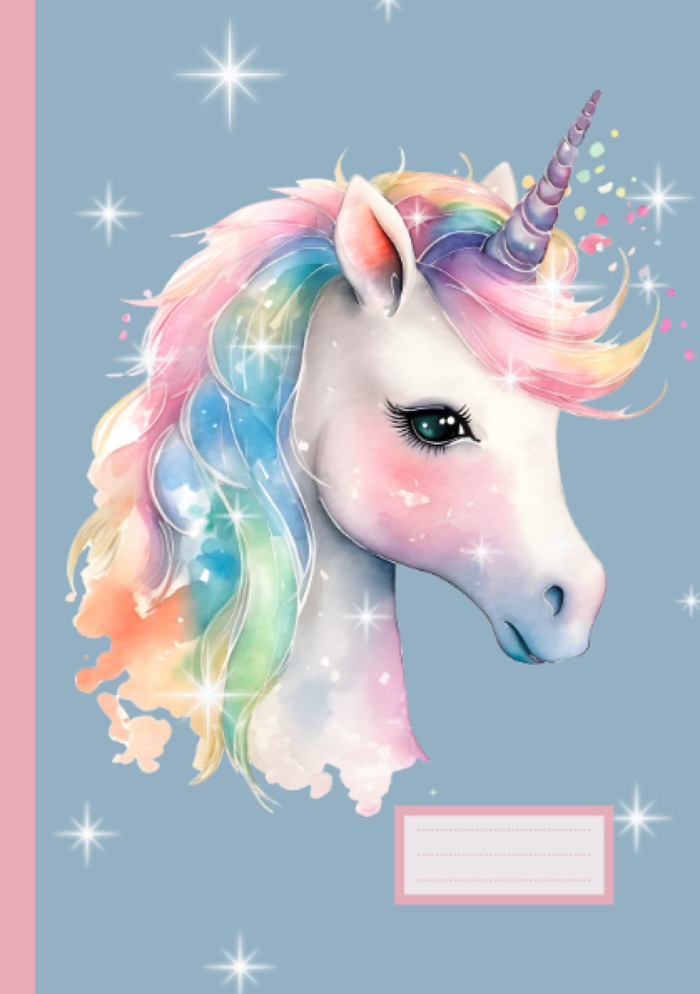 Schreibheft 2. Klasse A5 mit Einhorn: Schulheft für die 2. Klasse, 70 ...