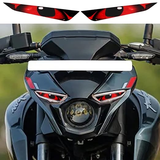 Pulsar N250 & N160 Winker Eye Sticker/3M UV Print (Dragon Red) : Amazon ...