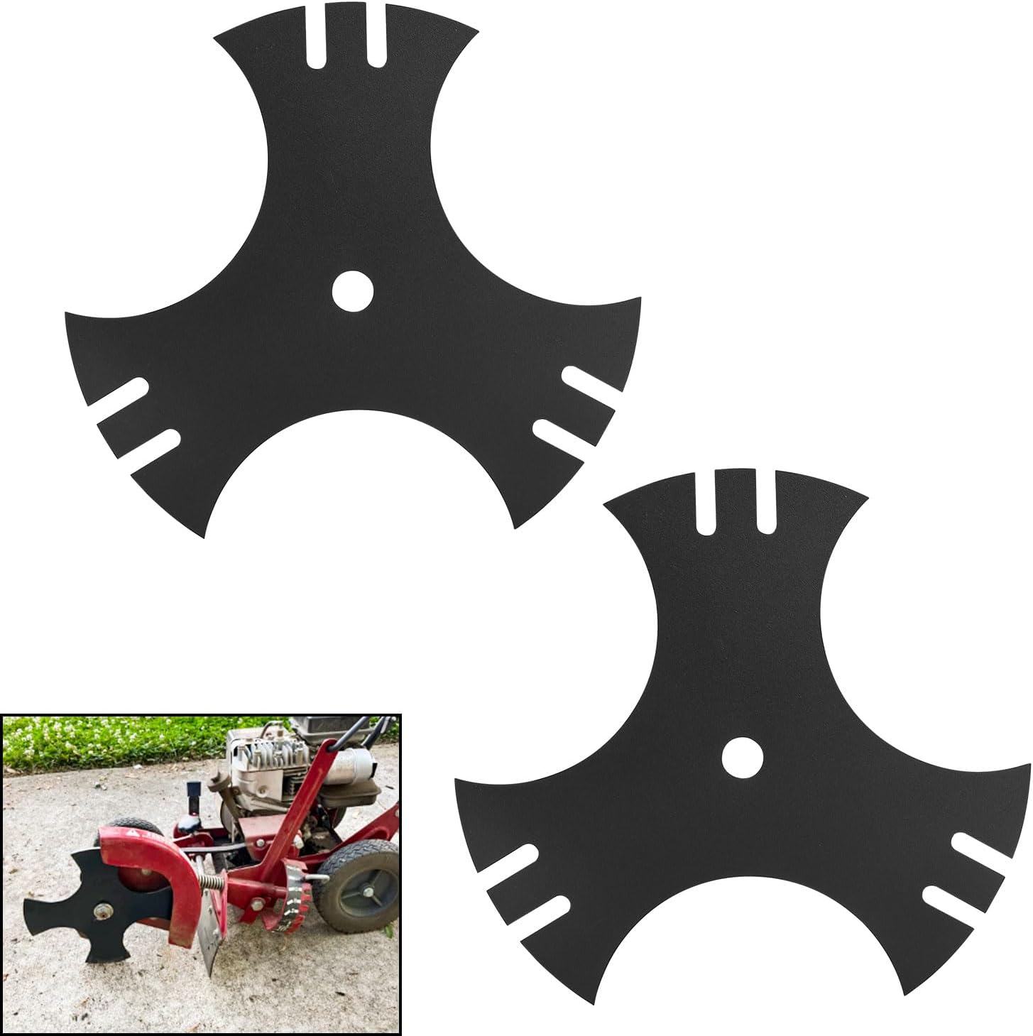 Amazon.com : Hiboom 5 Pieces 3 Side Edger Star Blade Star Edger Blade ...