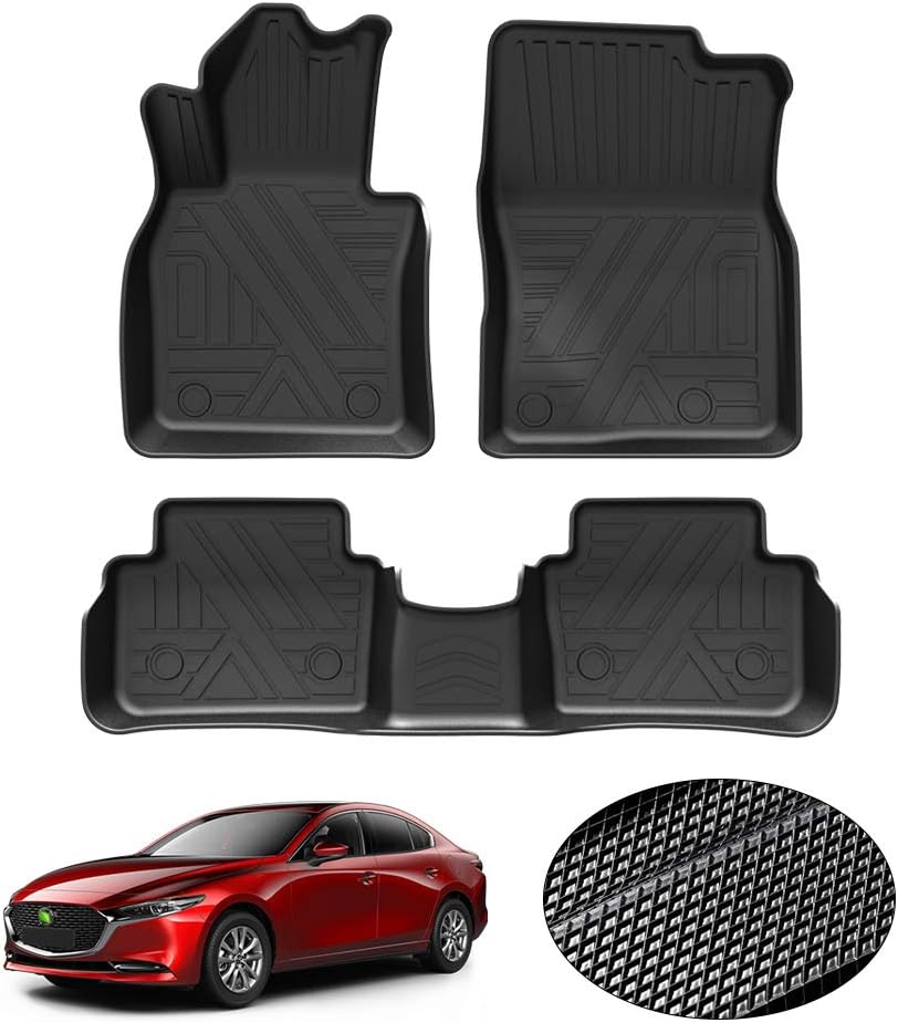 Amazon.com: Floor Mats for Mazda 3 OEM Genuine - All Weather - Heavy ...