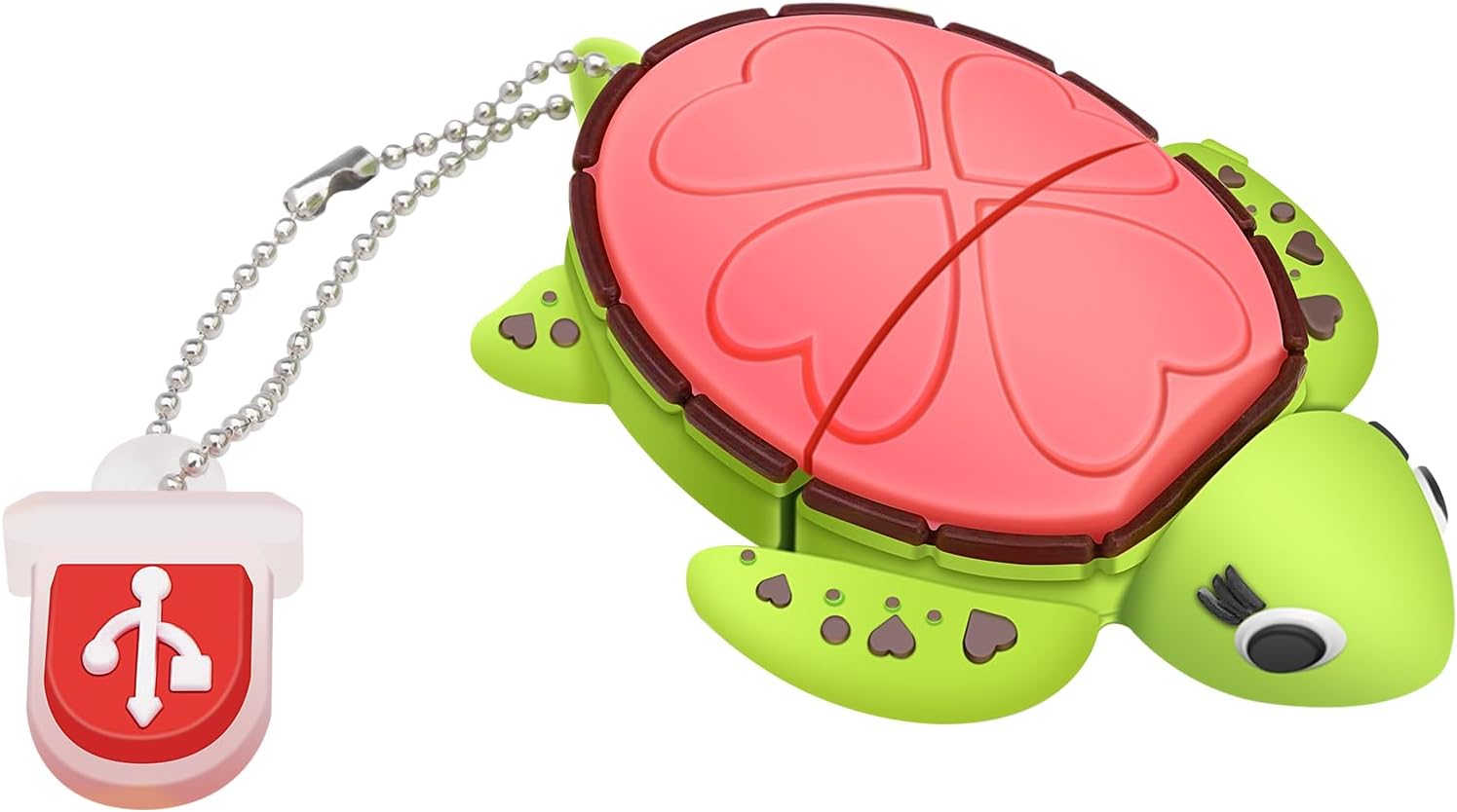 Amazon.com: BorlterClamp 32GB USB Flash Drive Cute Pink Sea Turtle ...