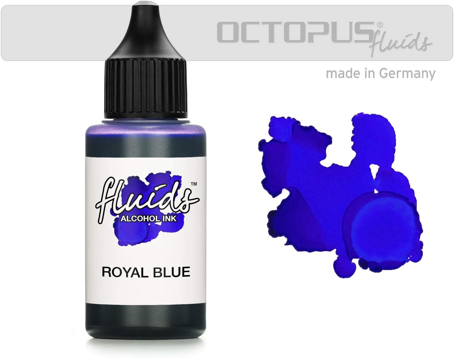 30ml Fluids Alcohol Ink ROYAL BLUE for fluid art and resin, blue – BigaMart