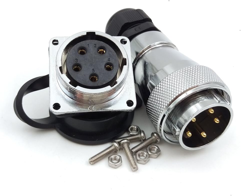 Waterproof 12 Pin Connector Set for Power Cable Barbados | Ubuy