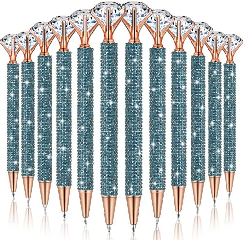 Amazon.com : SATINIOR 12 Pcs Crystal Diamond Pen Rhinestone Bling Pen ...