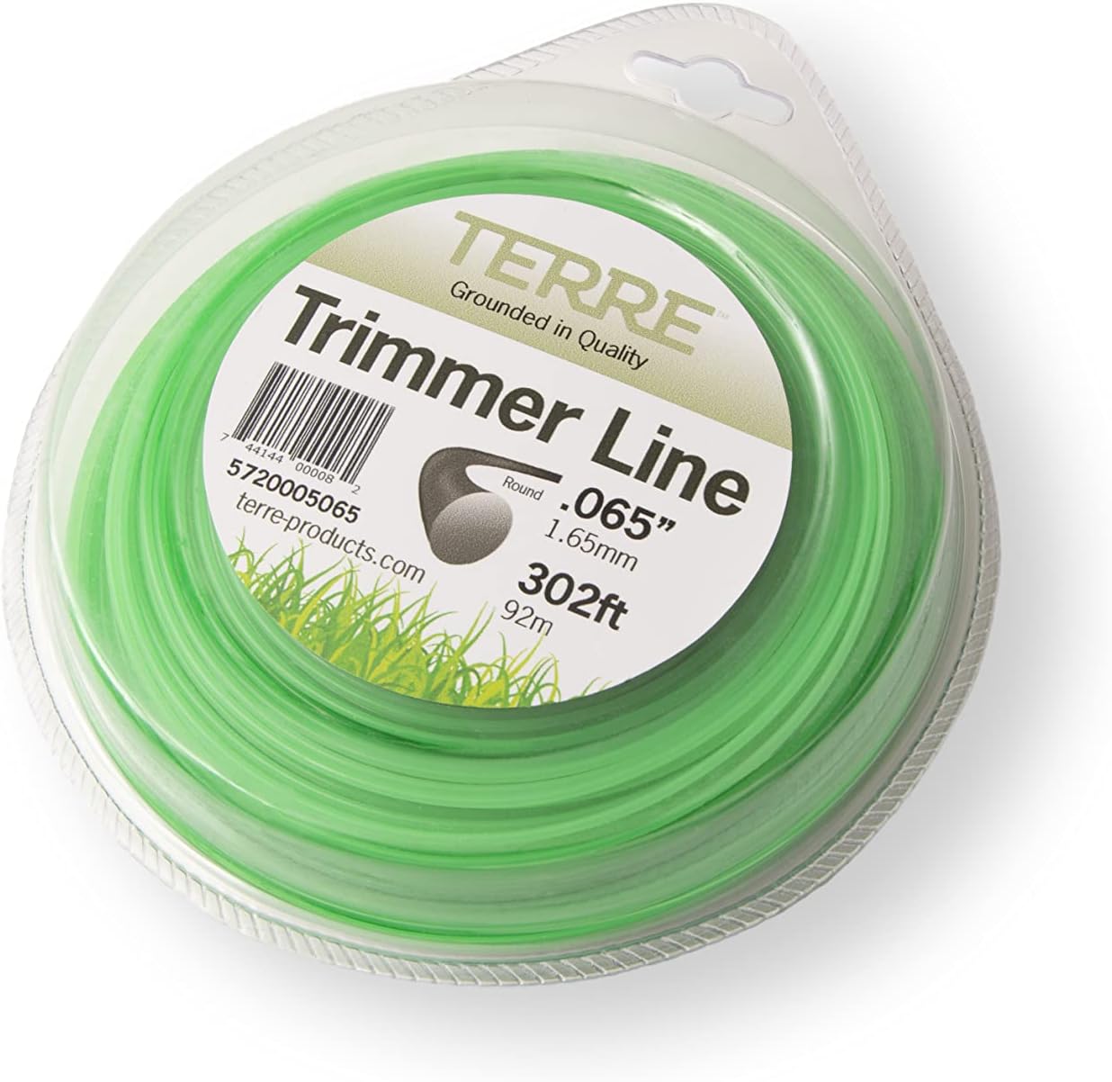 Amazon.com : Terre Products - Residential Grade 065 Trimmer Line Round ...